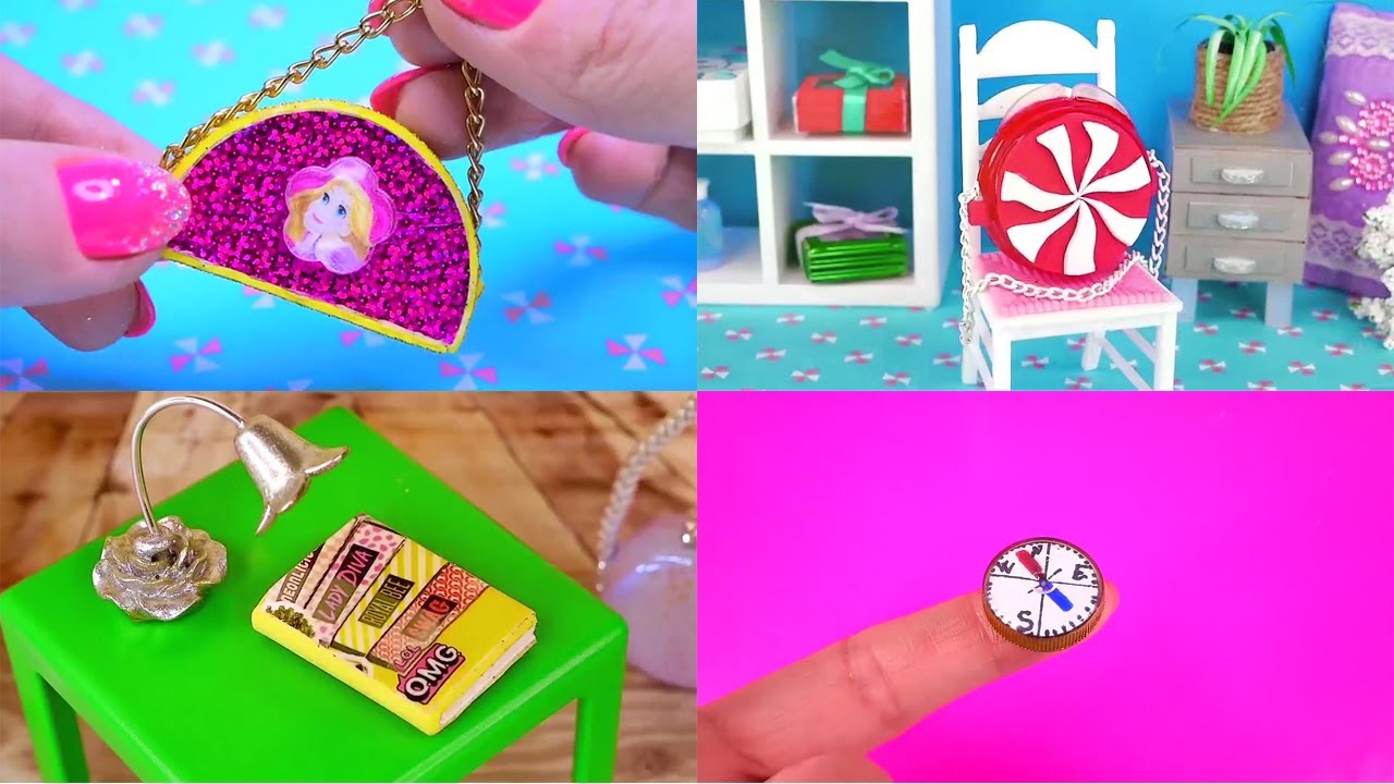 DIY Barbie's Mini Crafts | Barbie Doll mini DIY's - YouTube