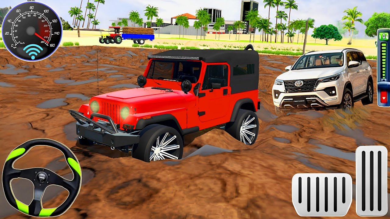 Best Offroad Driving Simulator Master :- Real Fortuner vs Thar Offroad ...