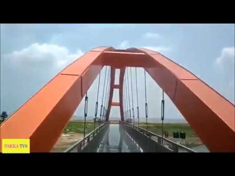 India's First Glass Bridge In Kakinada - YouTube