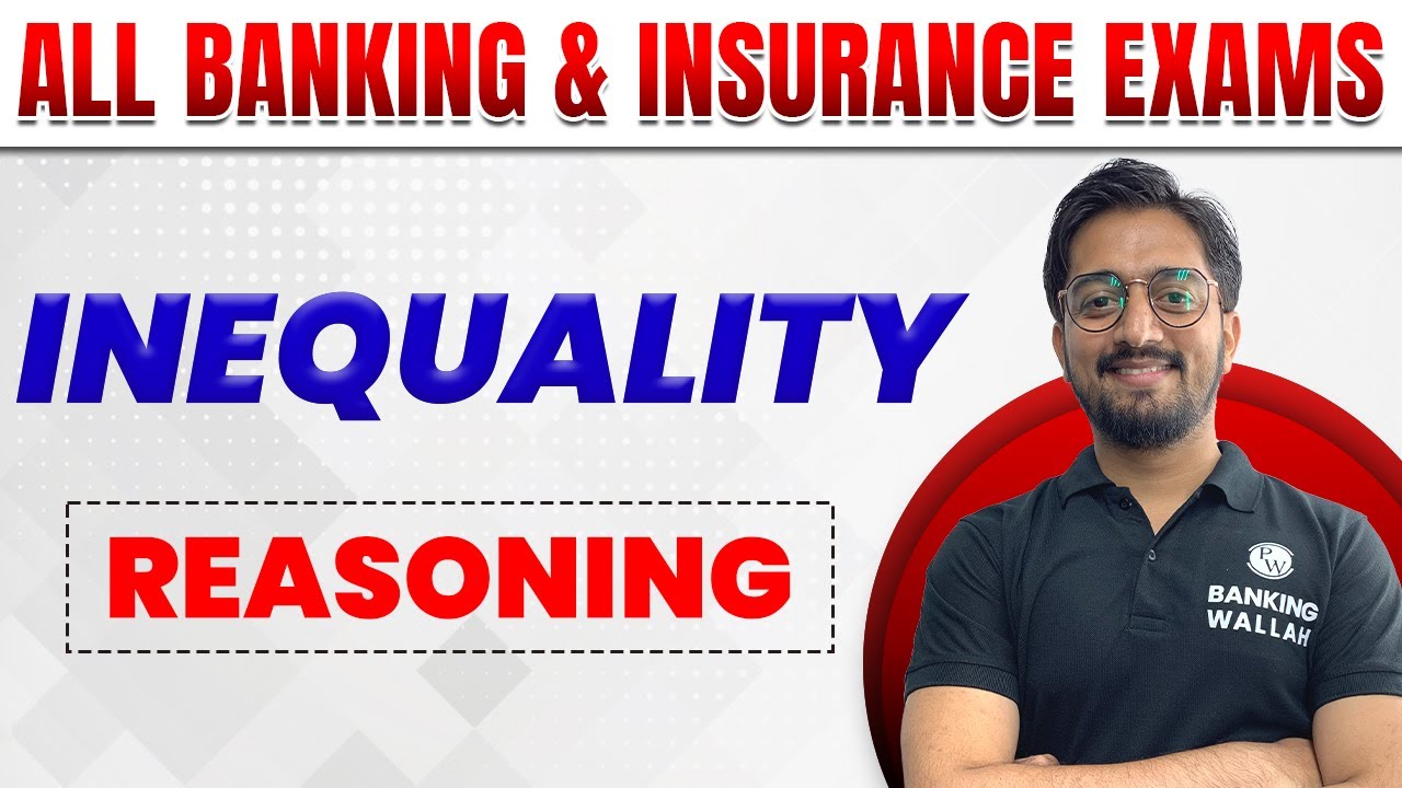 INEQUALITY | From Basic to Advanced | For All Banking & Insurance Exams ...