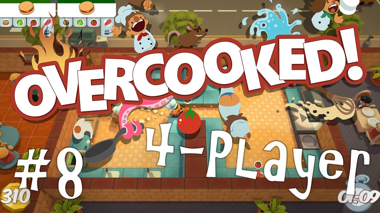 Overcooked PS4 4-player co-op Episode 8 - YouTube