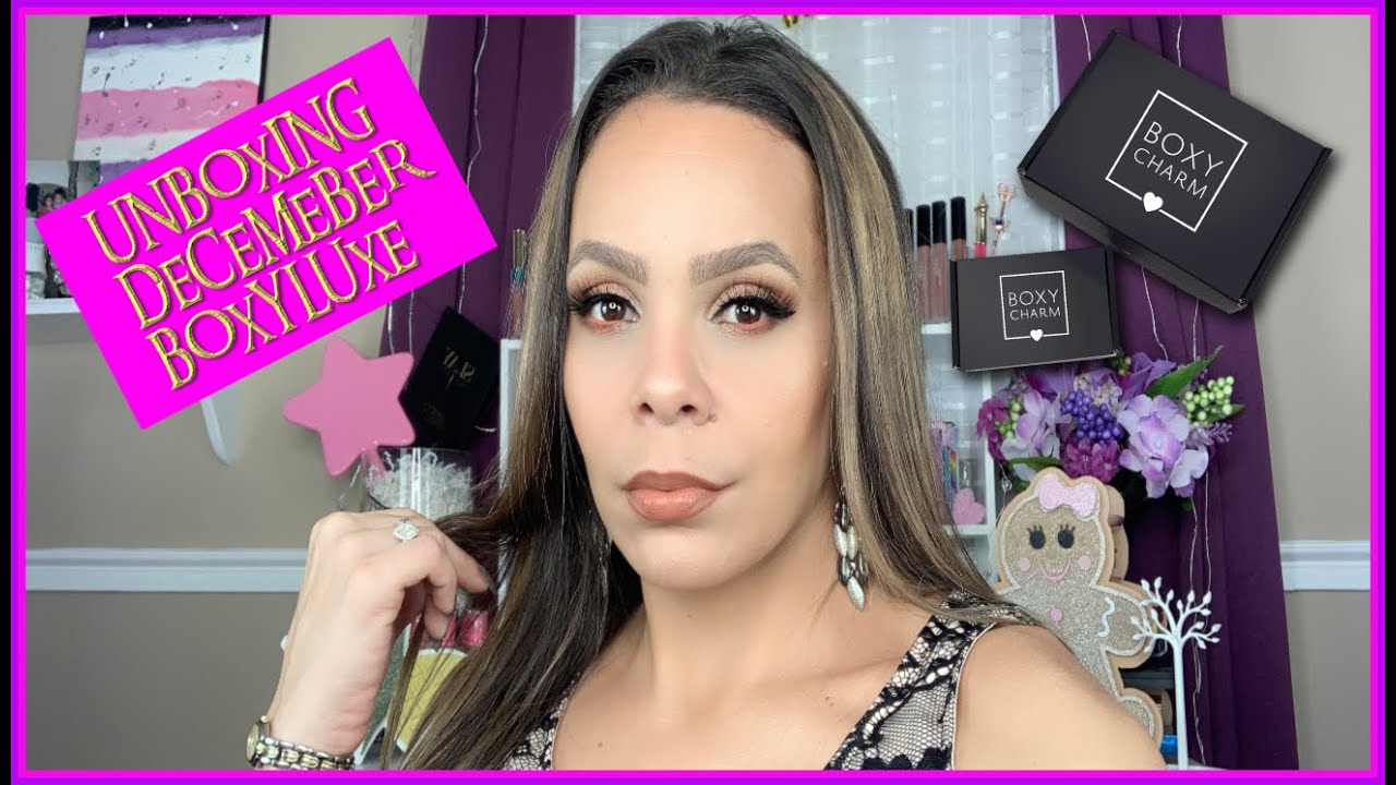 BOXYLUXE DECEMBER 2019 SPOILER UNBOXING - YouTube