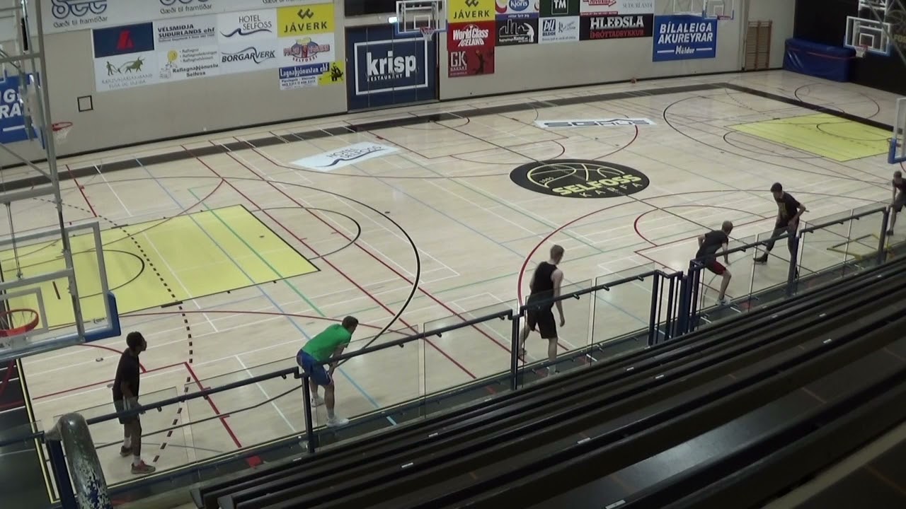 Basketball specific conditioning: Slide, sprint, closeout, repeat - YouTube