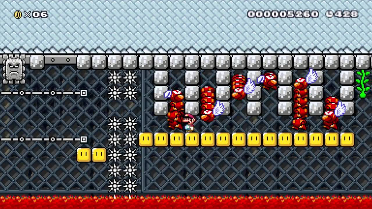Super Mario Maker - Yellow brick road by HSH - YouTube