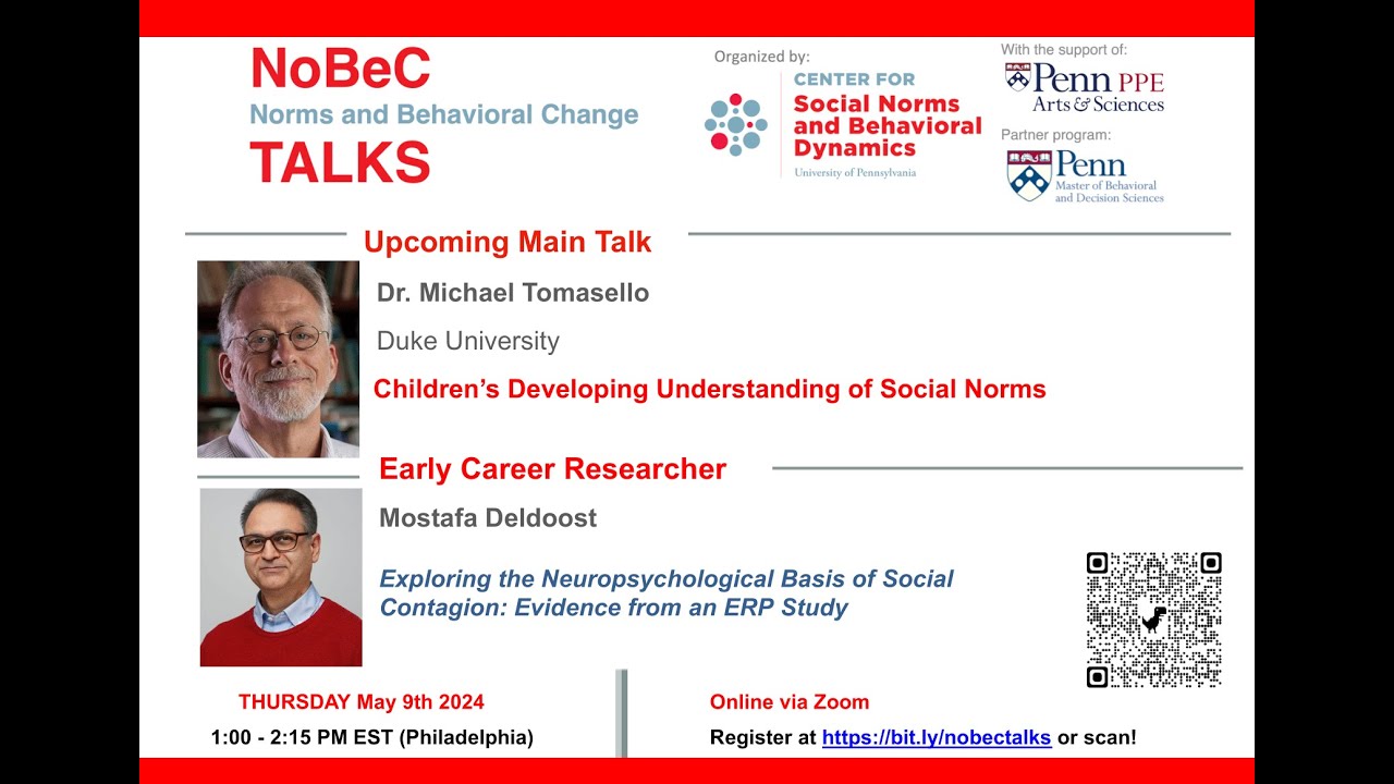 NoBeC Talk 2024 - Children’s Developing Understanding of Social Norms ...