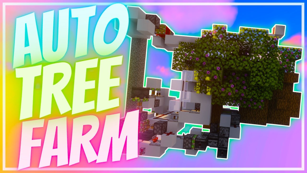 NO PLAYER NEEDED TREE FARM! in 1.19+ | Minecraft | Redstone Tutorial | JAVA - YouTube
