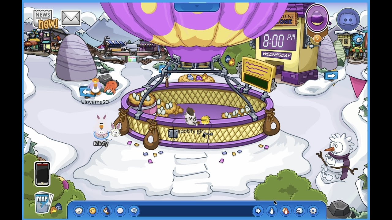 New Club Penguin: Easter Egg Hunt 2025 - YouTube