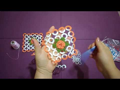 Halkalı #havlu kenar#danteli orta bölümü #crochet #lace