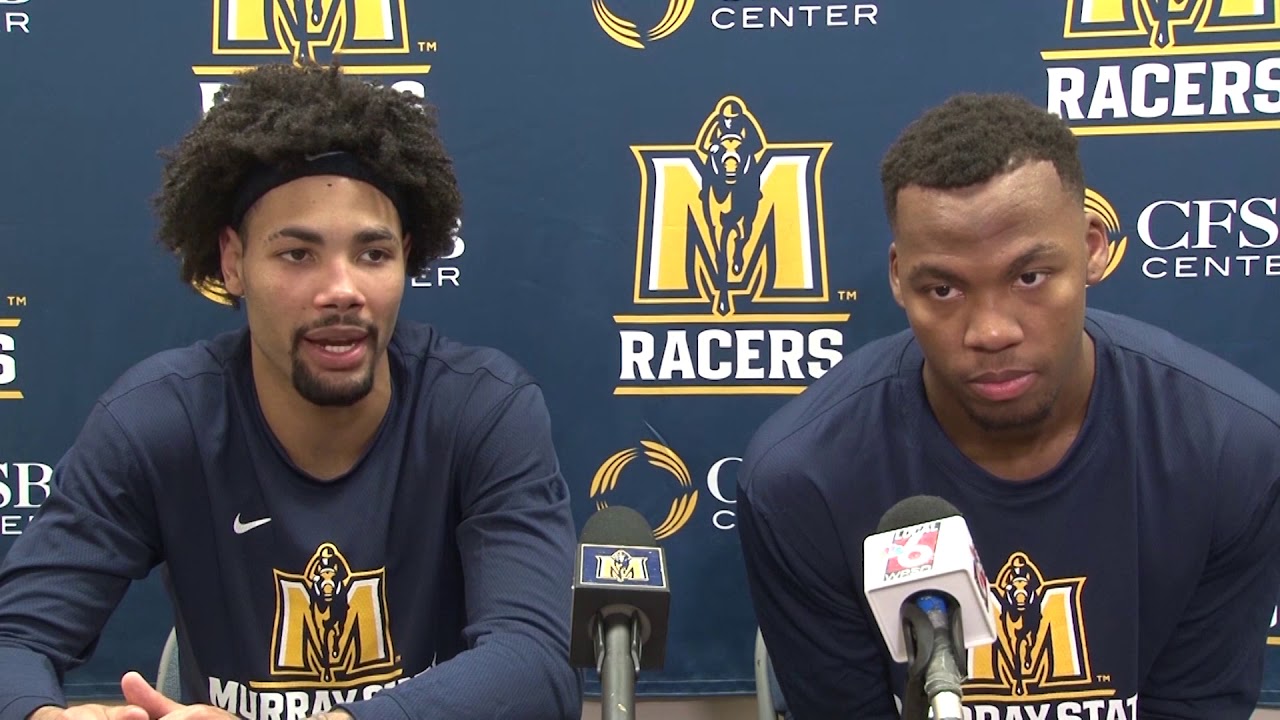 Racers Basketball | Tevin Brown & KJ Williams Postgame Press Conference ...