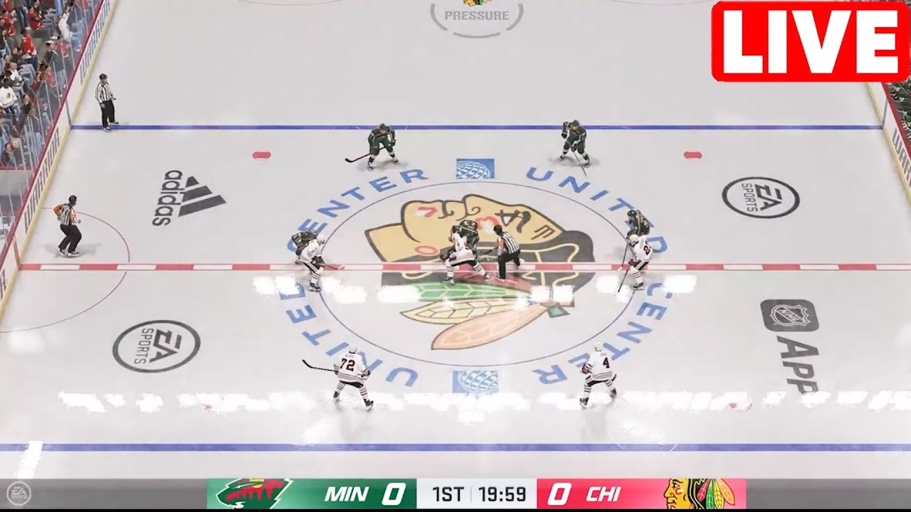 NHL LIVE - Chicago Blackhawks vs Minnesota Wild - 7th Feb 2024 | NHL ...