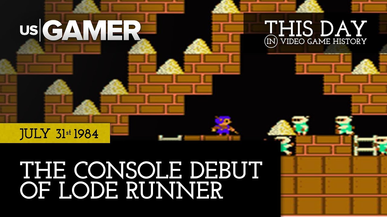 This Day in Video Game History | July 31: PC Classic Lode Runner Debuts ...