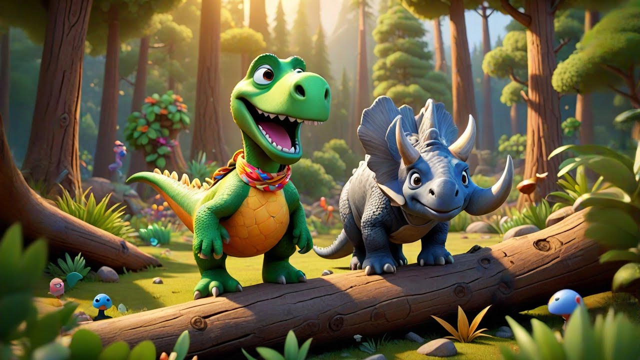 Dodo Dino Dances Silly + More Nursery Rhymes & Kids Songs - YouTube