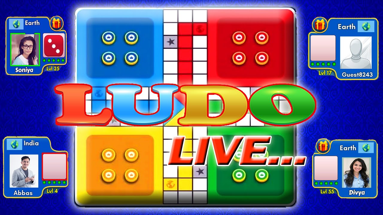 Best indian playing game ludo king // live ludo game // good morning ...
