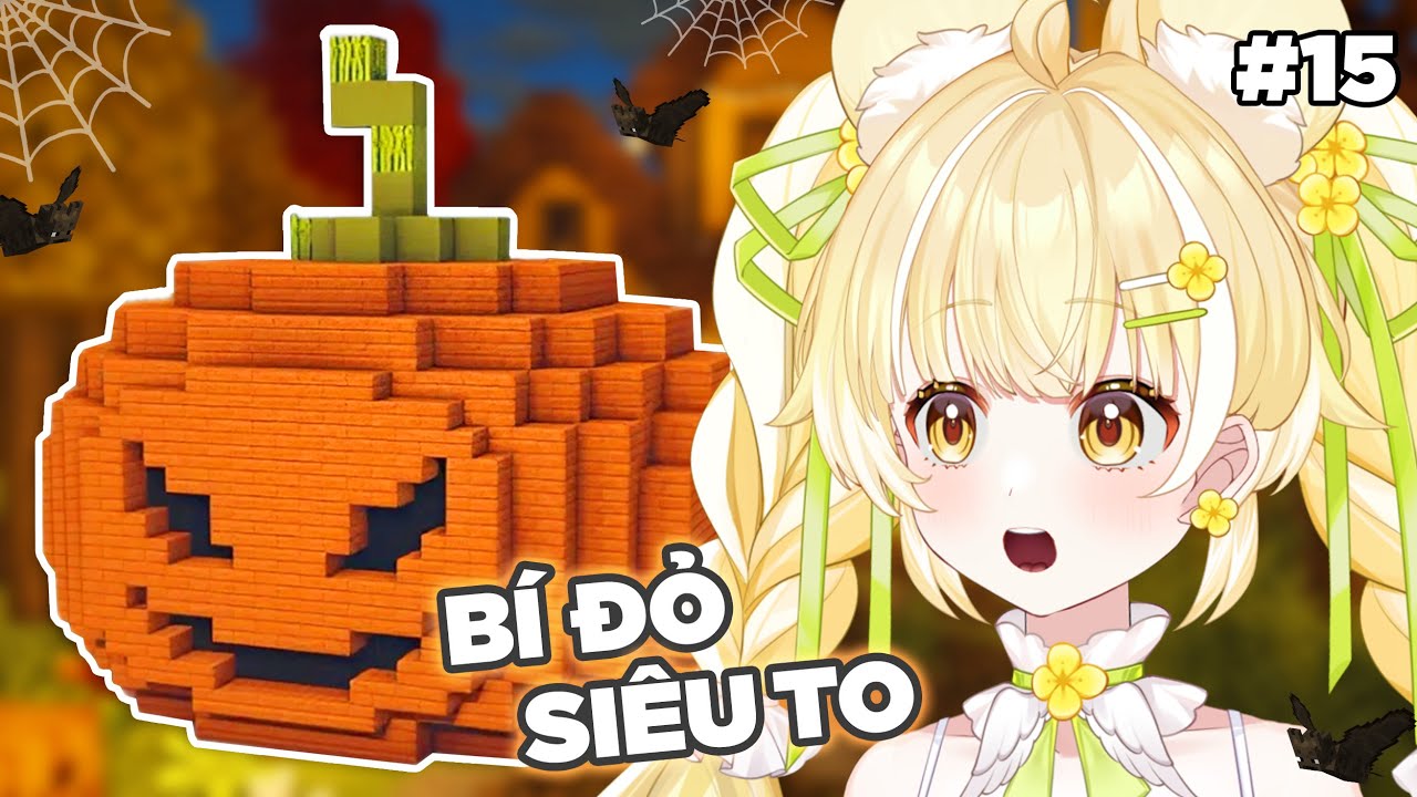 NGÀY 15: XÂY BÍ ĐỎ SIÊU TO MỪNG HALLOWEEN |【MINECRAFT】| TANI KAMI - YouTube