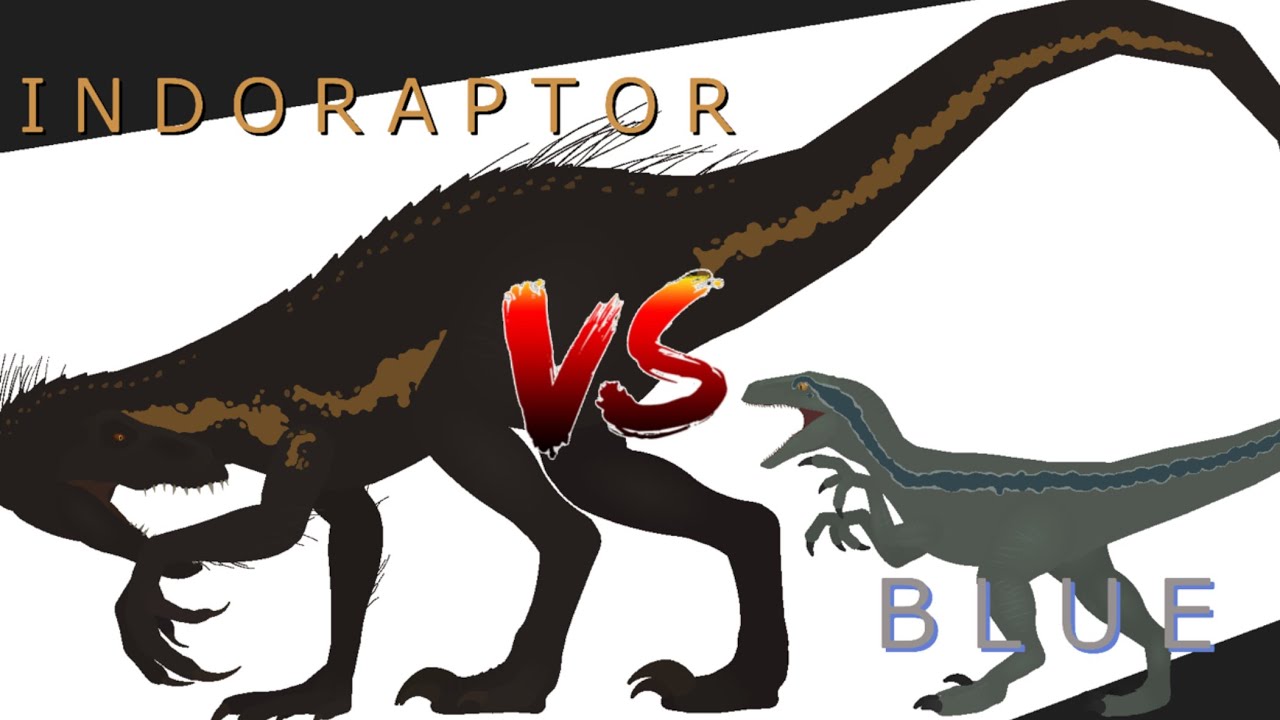 BLUE vs INDORAPTOR | Stick Nodes Animation - YouTube