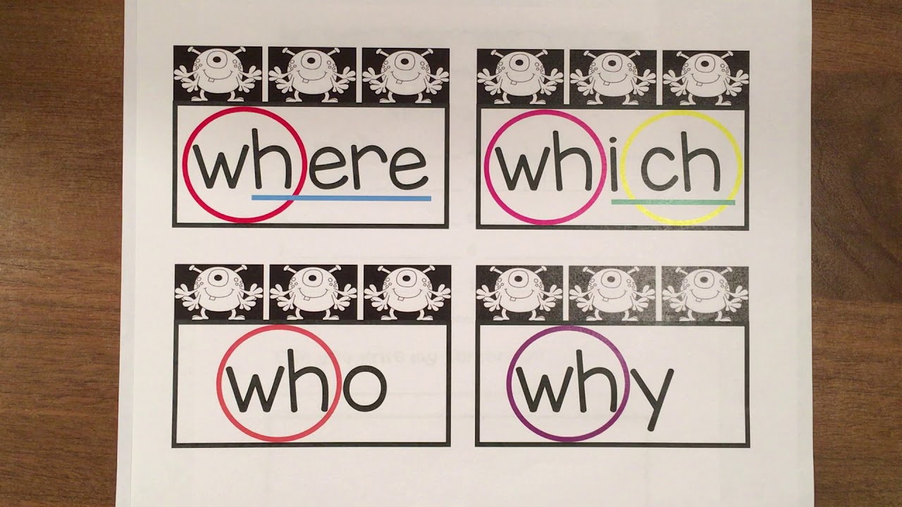 Friday Monster Word Spelling Test - YouTube