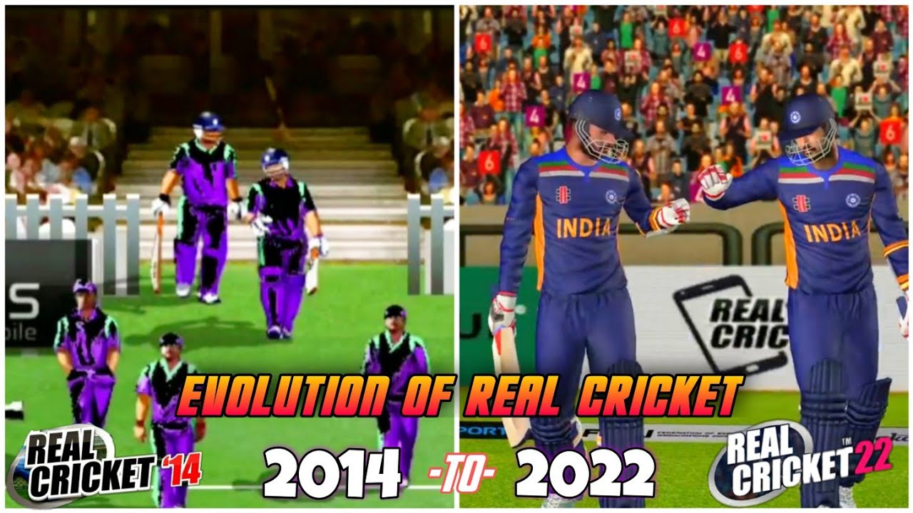 Evolution of Real cricket games ( 2014 - 2022 ) | Real cricket 22 ...