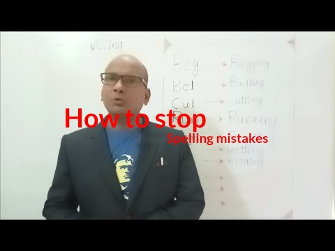 #How to stop spelling mistakes.PART 2. - YouTube
