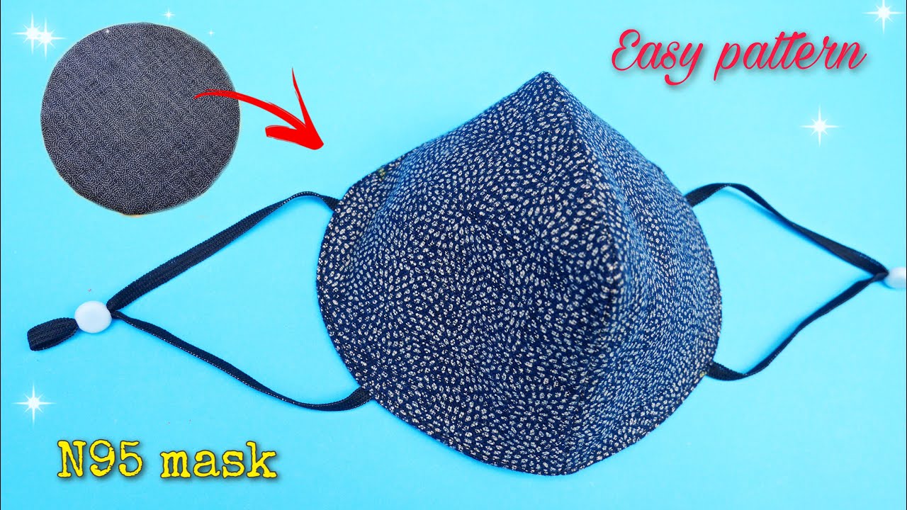N95 mask making at home|new easy pattern|mask making ideas|diy n95のマスク ...
