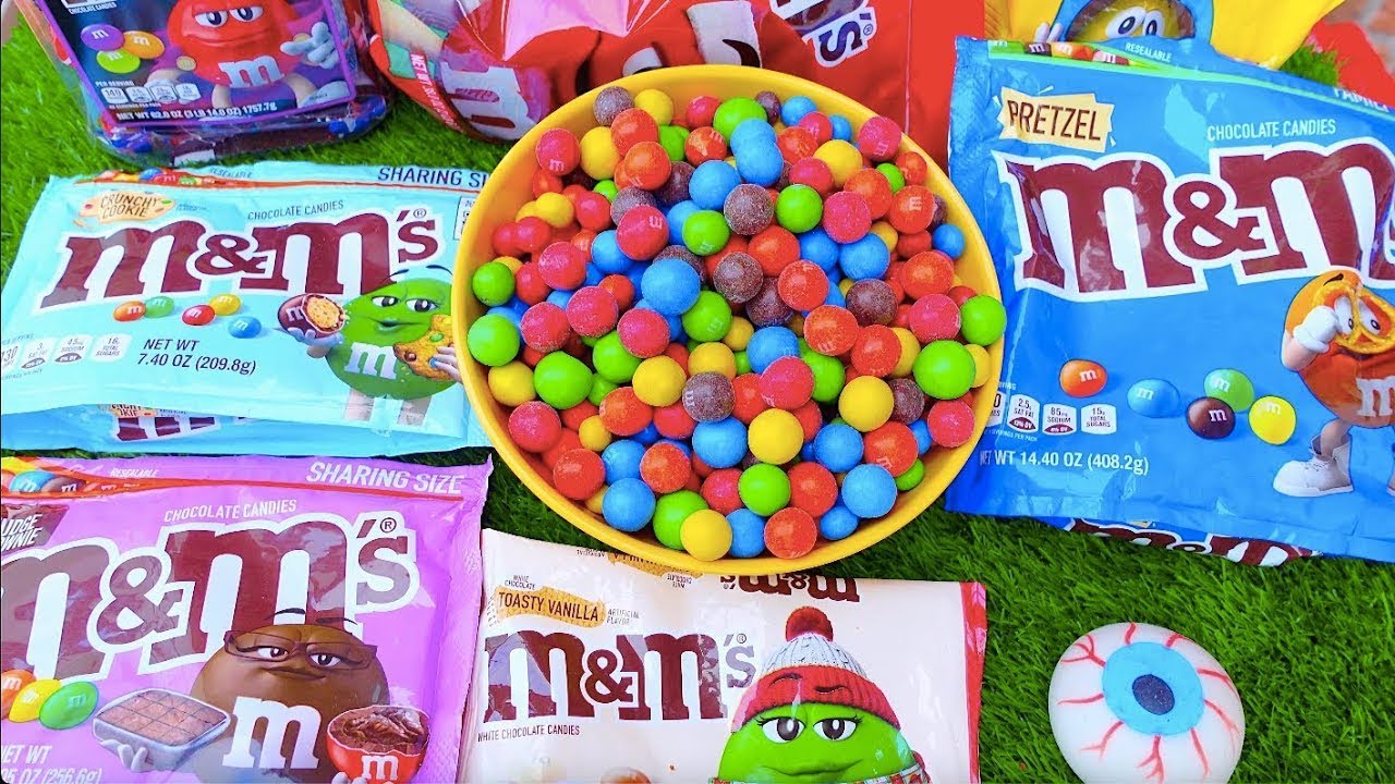 Huge Box NEW Flavors M&Ms Chocolate Candy Unboxing! - YouTube