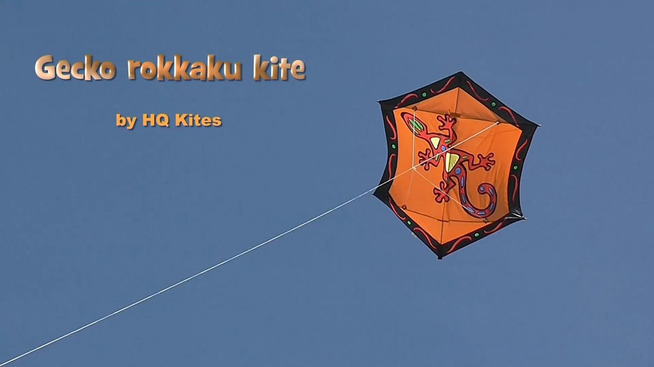 Gecko rokkaku kite - YouTube