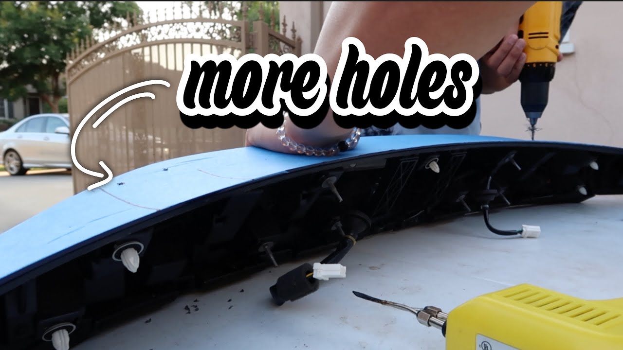 Installing the Pandem Wing on my stockbody 22' GR86 - YouTube