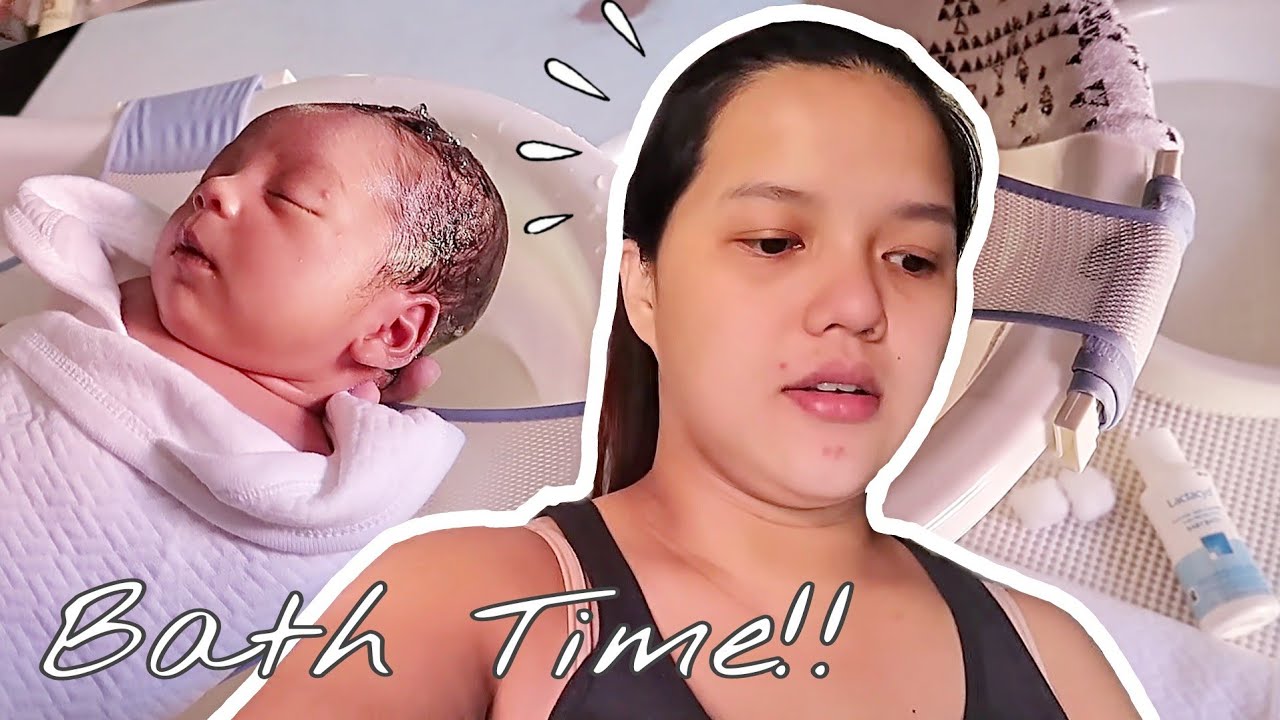VLOG#197: PAANO MAGPALIGO NG BABY? (HOW TO BATHE A NEWBORN ...
