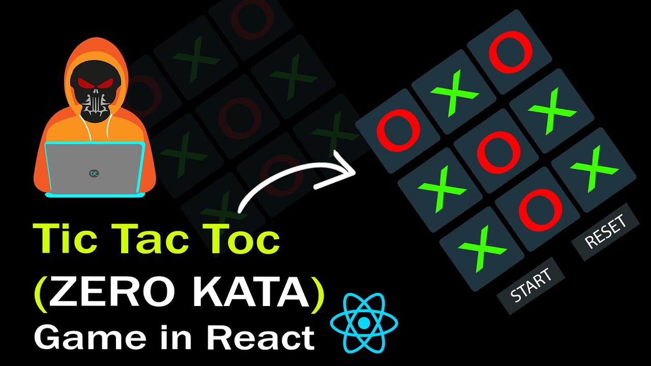 React Project: Zero Kata Game (Tic-Tac-Toe) 🎮 || In Hindi || Death Code - YouTube