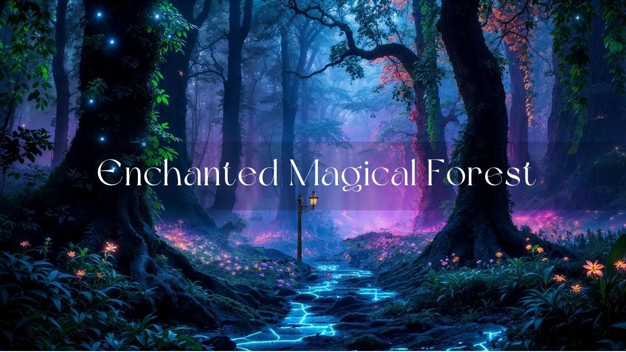 Enchanted magical forest 🌿 | Celestial music & mystical forest sounds ...