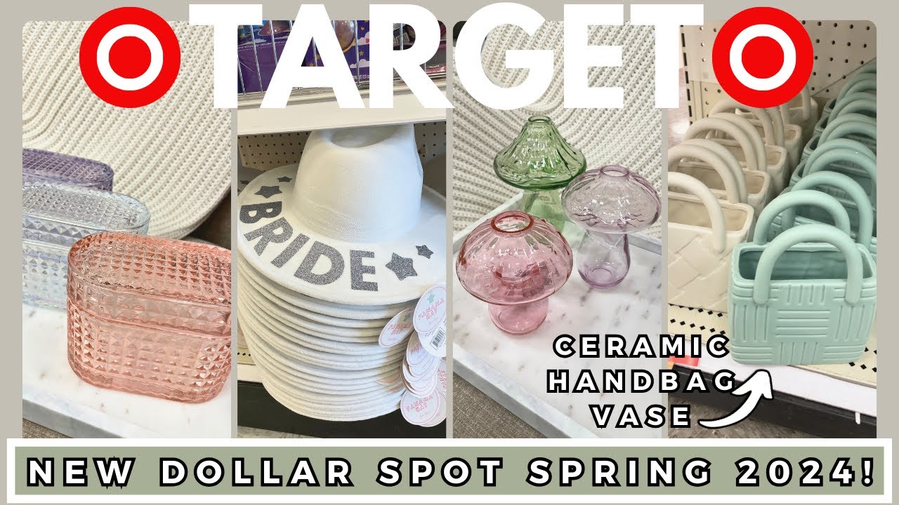 *HUGE* TARGET DOLLAR SPOT | SPRING 2024 SHOP WITH ME | HOME DECOR MUST ...