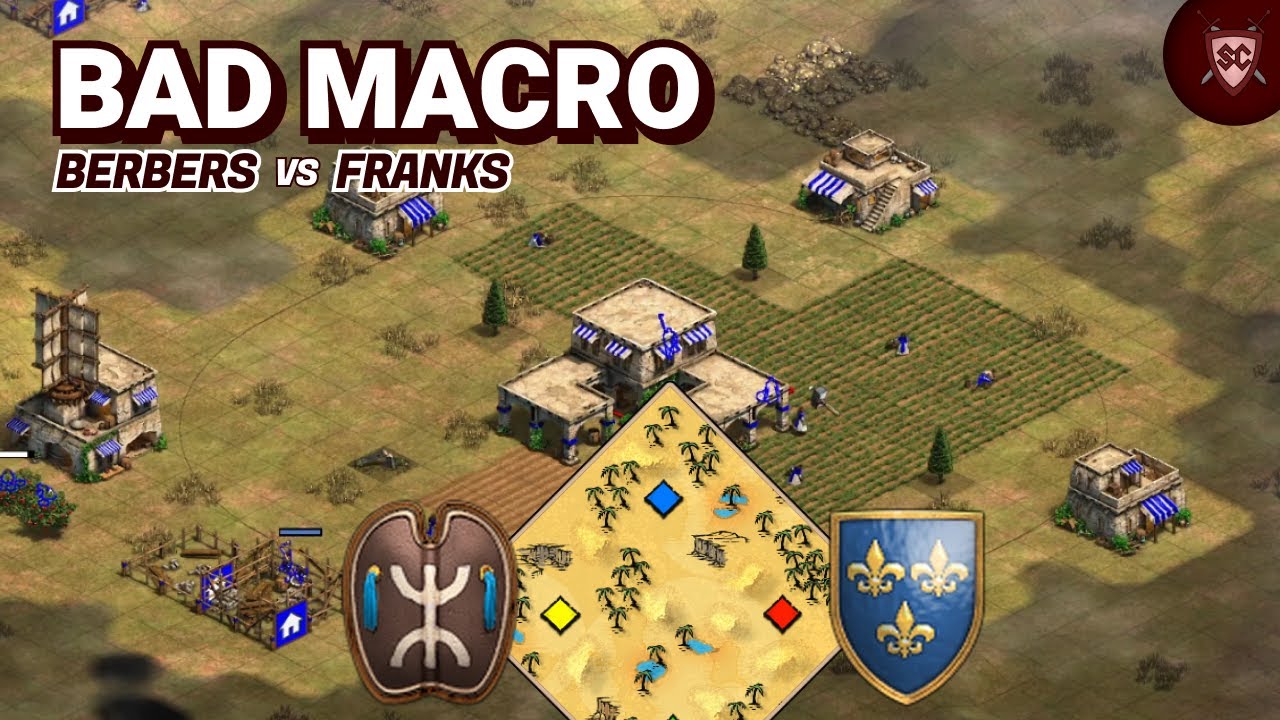 AoE2 DE | Bad macro | Berbers vs Franks | Arabia | 1v1 Gameplay - YouTube