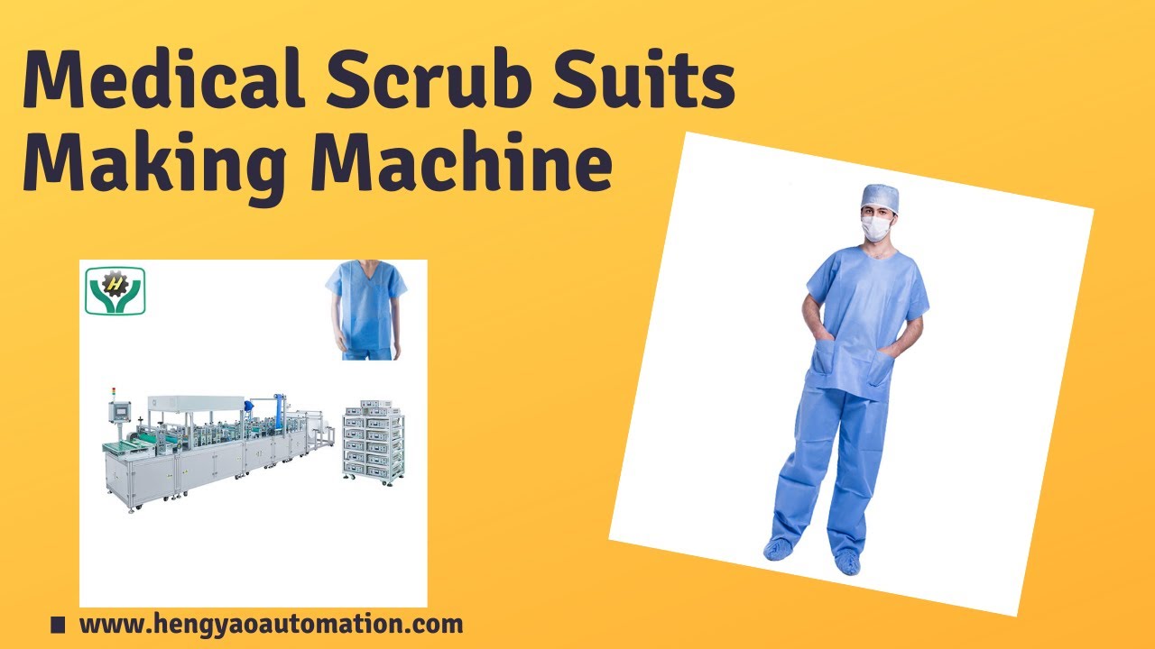 Disposable Medical Scrub Suits Making Machine - YouTube