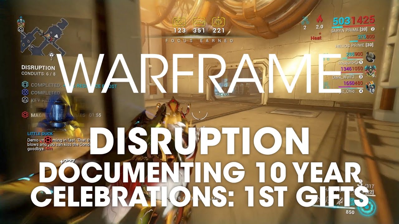 Documenting 10 Year Anniversary 1st Set Of Gifts Disruption - Warframe ...