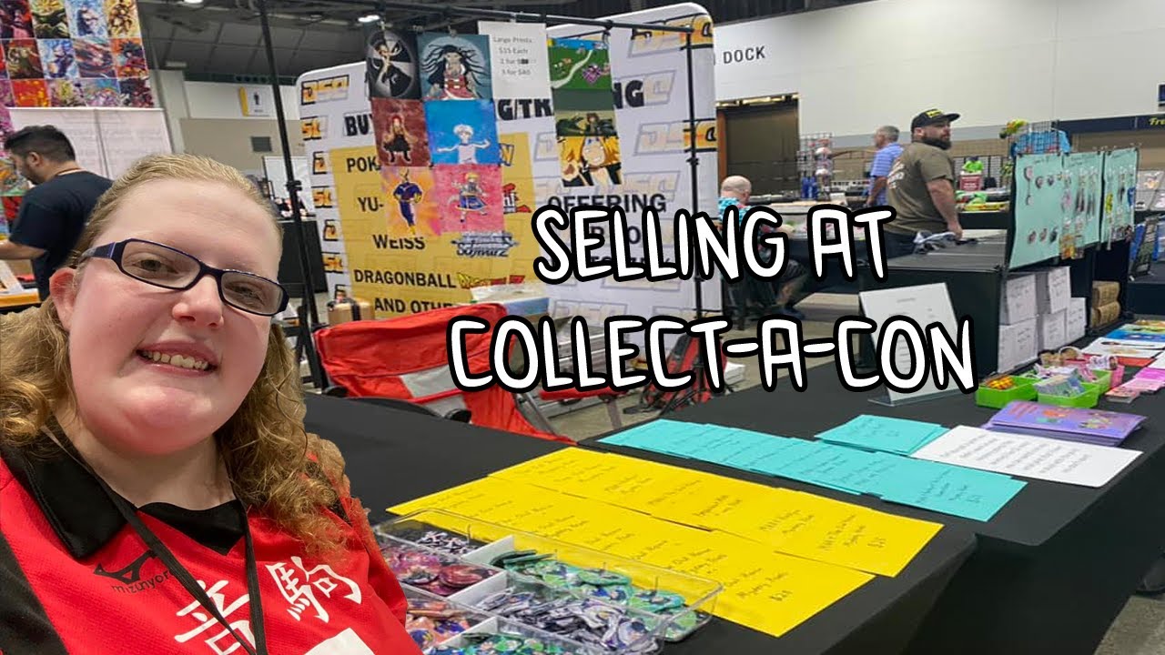 Selling at my first really big convention! - Collect-A-Con - YouTube