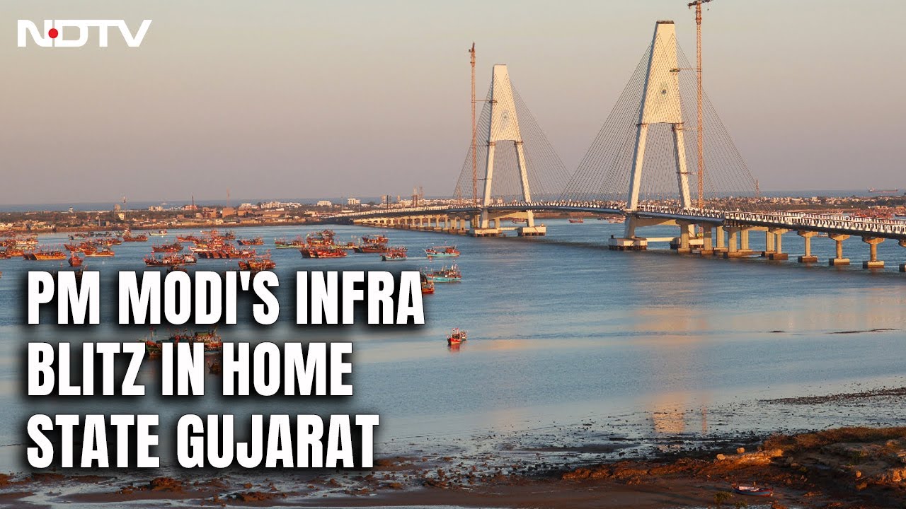 PM Modi In Gujarat | PM Launches Gujarat's 1st AIIMS, Longest Cable ...