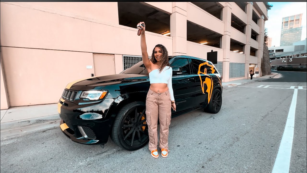 I LET HER CUT UP IN MY TRACKHAWK😈 - YouTube