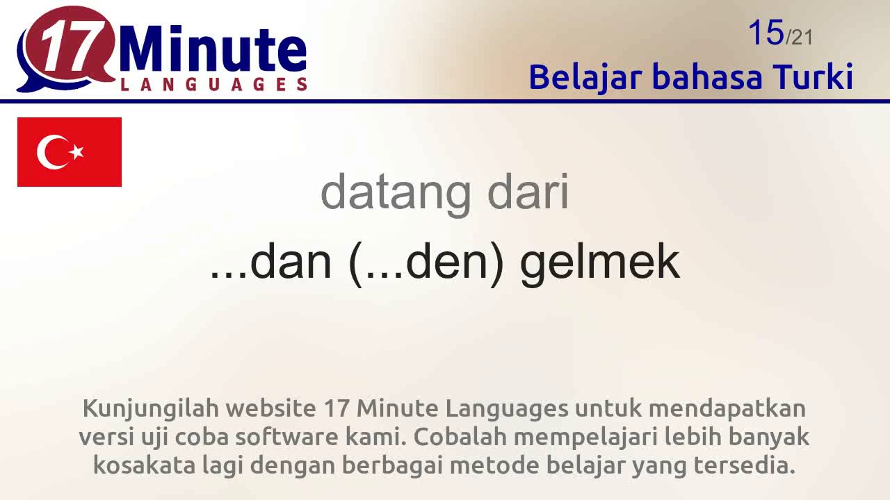 Belajar bahasa Turki (Bagian 3) - YouTube