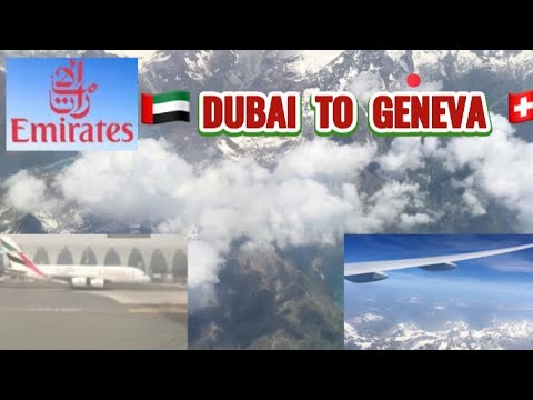 FLIGHT EK89 FROM DUBAI TO GENEVA #travel #exploring #adventure # ...