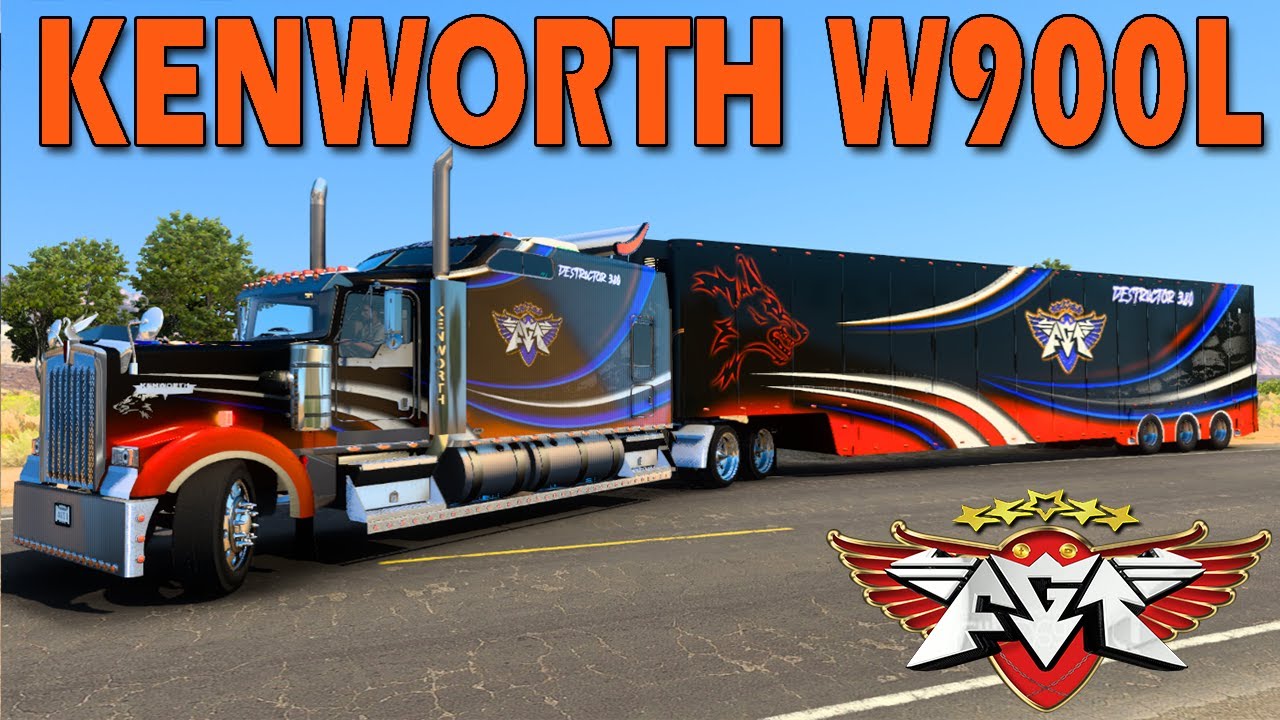 KENWORTH W900 LEGACY DESTRUCTOR 380 AMERICAN TRUCK SIMULATOR - YouTube