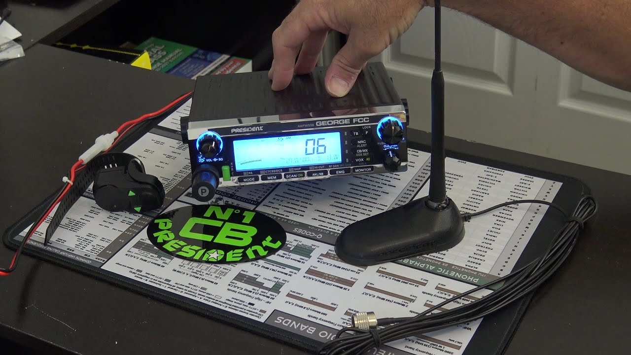 CB RADIO!! President George FCC, With AM/FM/SSB, With The Bluetooth PTT ...
