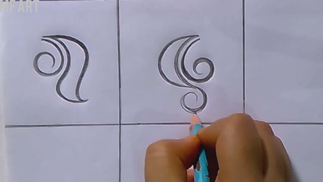 Mehandi classes -3 for beginners|starting basic shapes of Mehandi ...