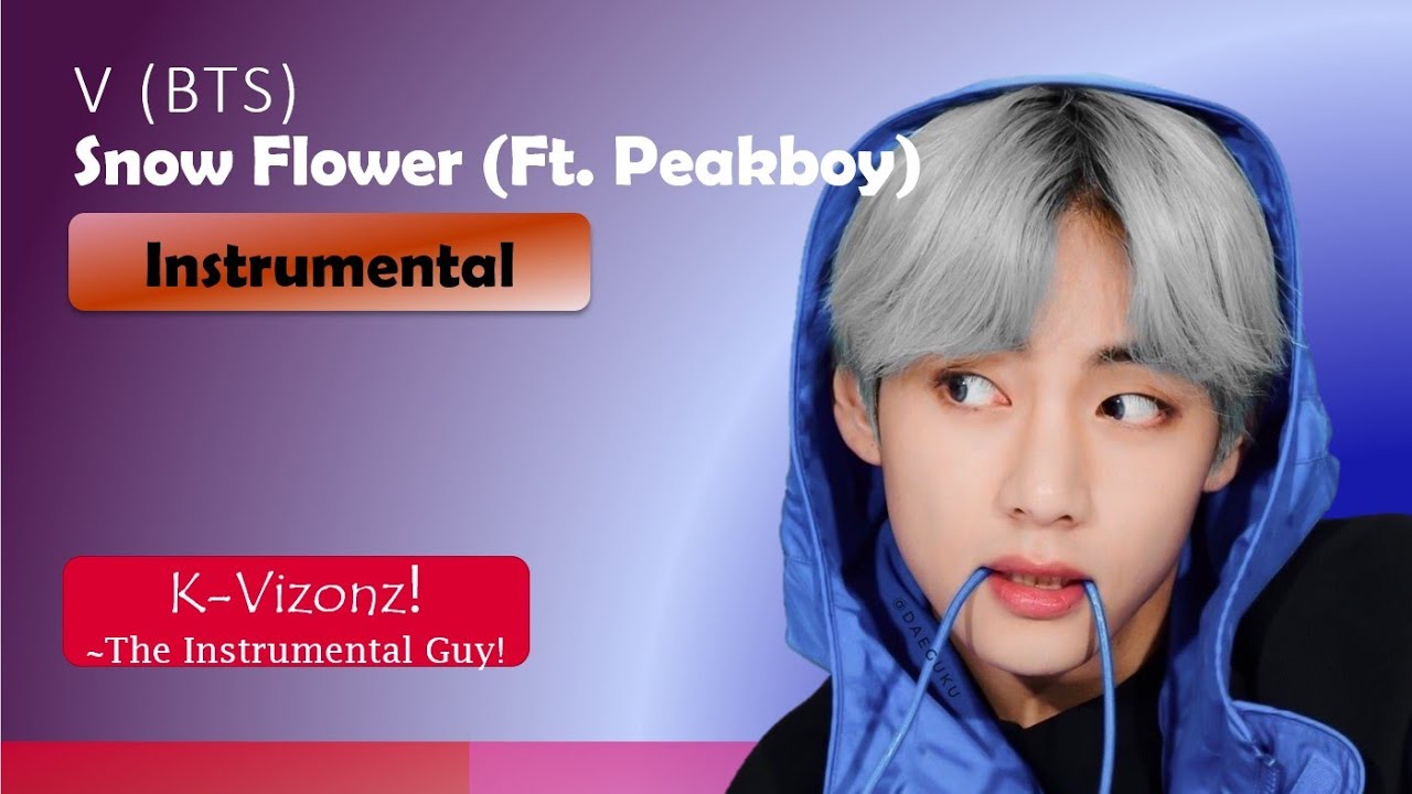 V (BTS) - Snow Flower (feat. Peakboy) | 𝐊𝐩𝐨𝐩 𝗜𝗻𝘀𝘁𝗿𝘂𝗺𝗲𝗻𝘁𝗮𝗹 - YouTube