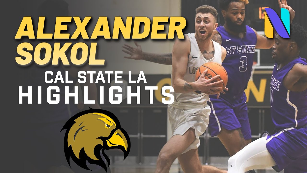 Alexander Sokol Cal State LA Eagles 2021-2022 Highlights | All CCAA ...