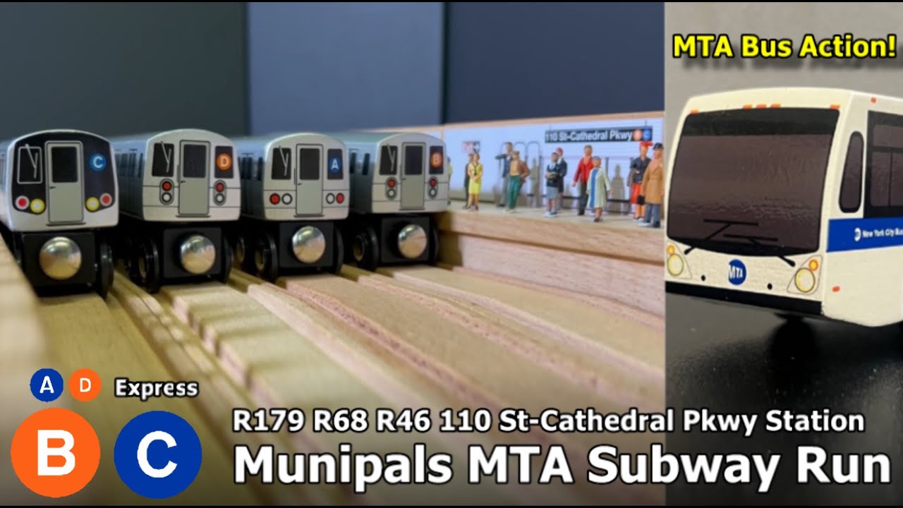 Munipals MTA R179 R68 R46 110 Street Cathedral Parkway Station Subway ...