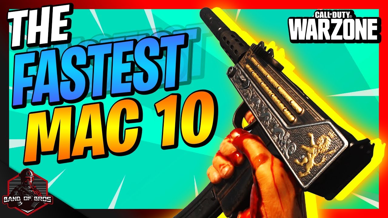 Fastest MAC 10 Class in WARZONE | Best Hip Fire & LOW RECOIL Loadout ...