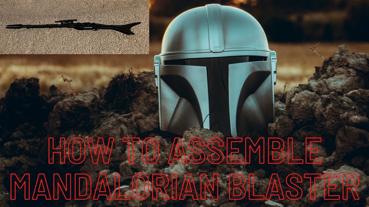 How to assemble my Mandalorian Blaster which I 3D Printed - YouTube