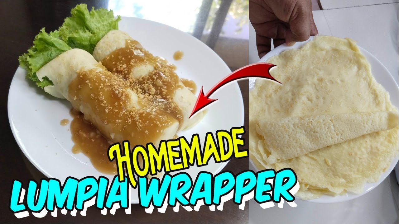 How to make Fresh Lumpia Sariwa Wrapper | Homemade Lumpia Wrapper - YouTube
