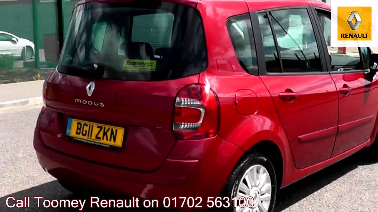 2011 Renault Grand Modus Dynamique 1.6l Red Metallic BG11ZKN for sale ...