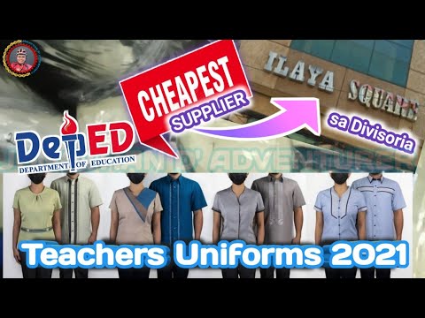 PINAKAMURANG SUPPLIER ng TELA DepED TEACHERS UNIFORM 2021 sa Ilaya ...