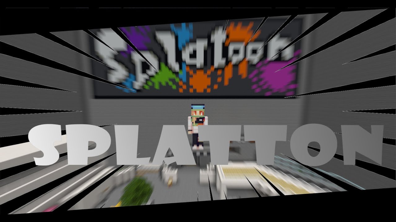 Minecraft 統合版 Splatoonのマップ作ったお - YouTube